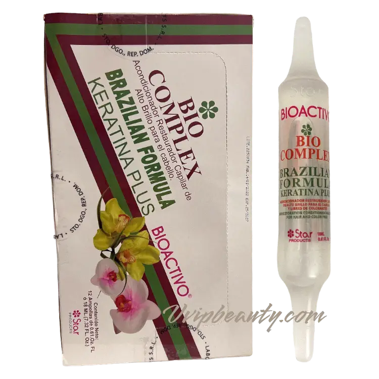 Star Bio Complex Ampoules/ampollas Brazilian Formula Keratina Plus Oil